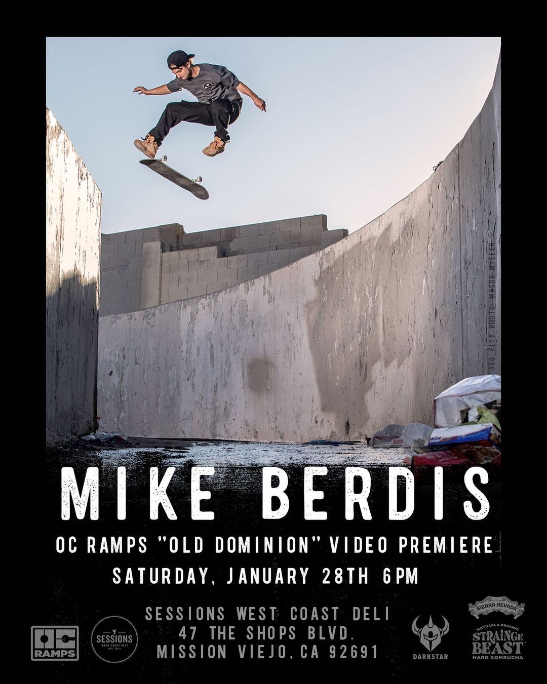 Mike Berdis wird Pro für Darkstar Skateboards – Mike Berdis "Old Dominion" Pro part ...